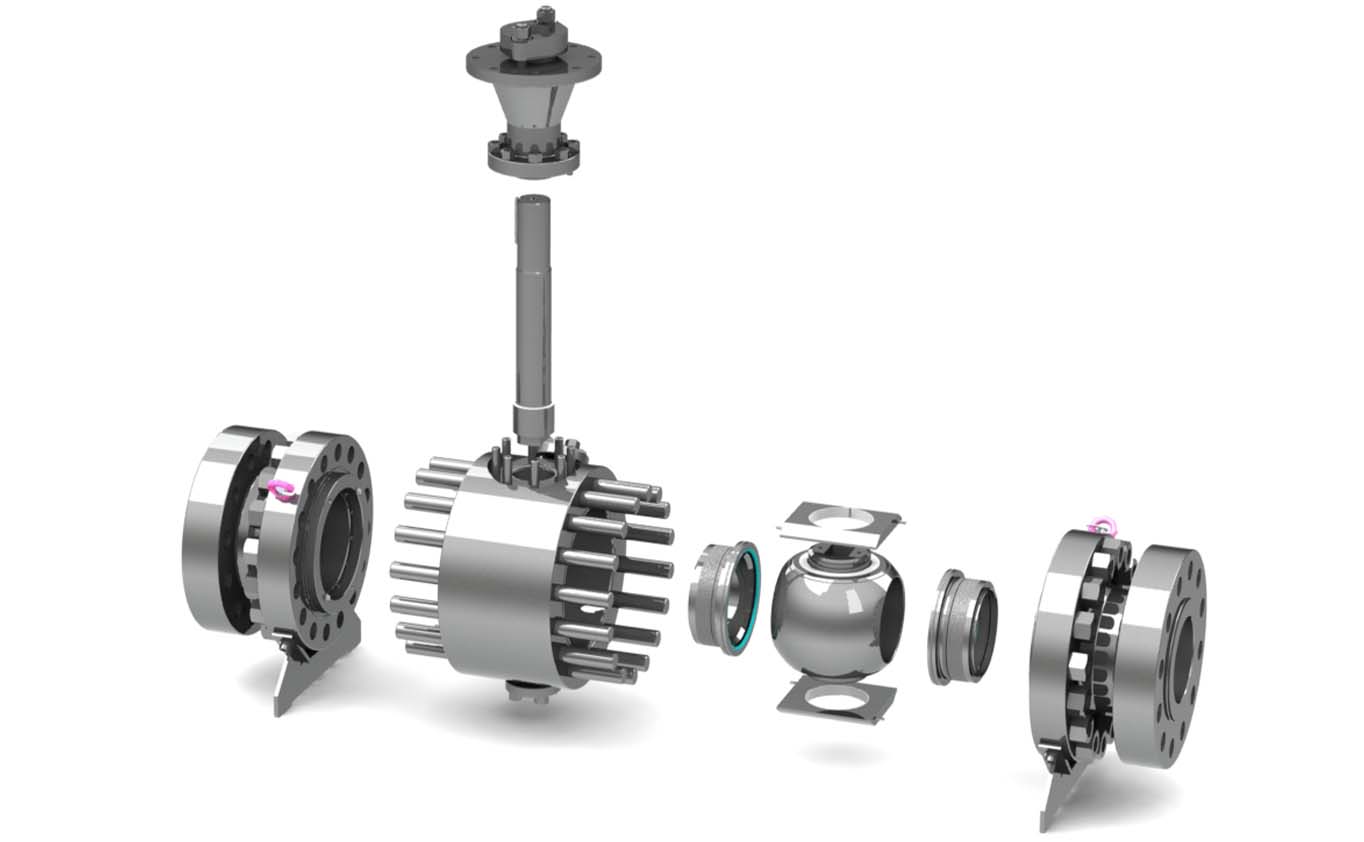 PIBIVIESSE - Side Entry Trunnion Mounted On-Off High Temperature Ball Valve